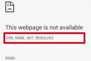 Quick Guide to Fix an “Err_name_not_resolved” Error - 3Dize.com